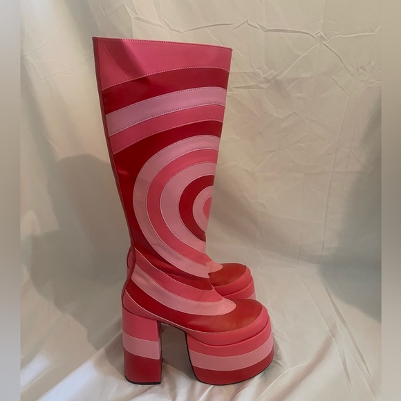 Shoes | Valentines Powerpuff Girls Heart Platform Boots | Poshmark
